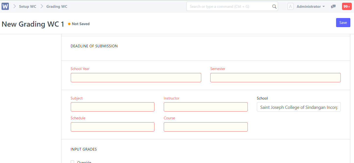 How to Submit Grades (College)